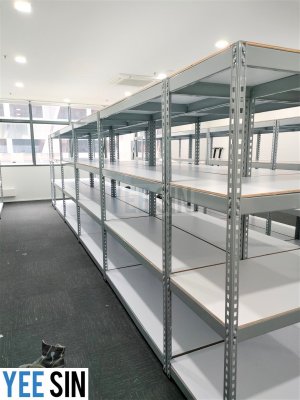 Medium Duty Boltless Rack with PVC Plywood - Yee Sin Storage