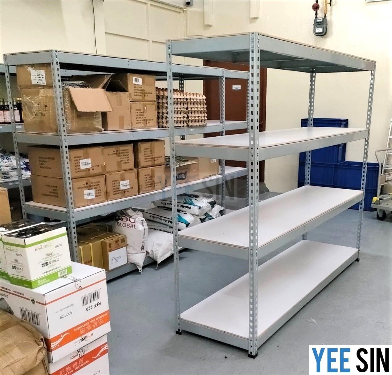 Medium Duty Boltless Rack with PVC Plywood - Yee Sin Storage